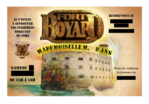Un anniversaire Fort Boyard – Je ne suis pas une super maman… mais j'y ...